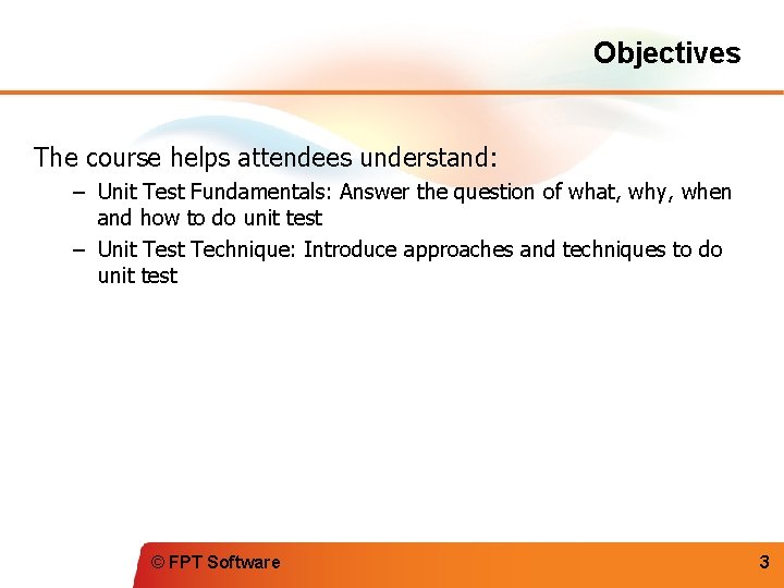 Unit Testing Basics Instructor Luong Tran Hy Hien
