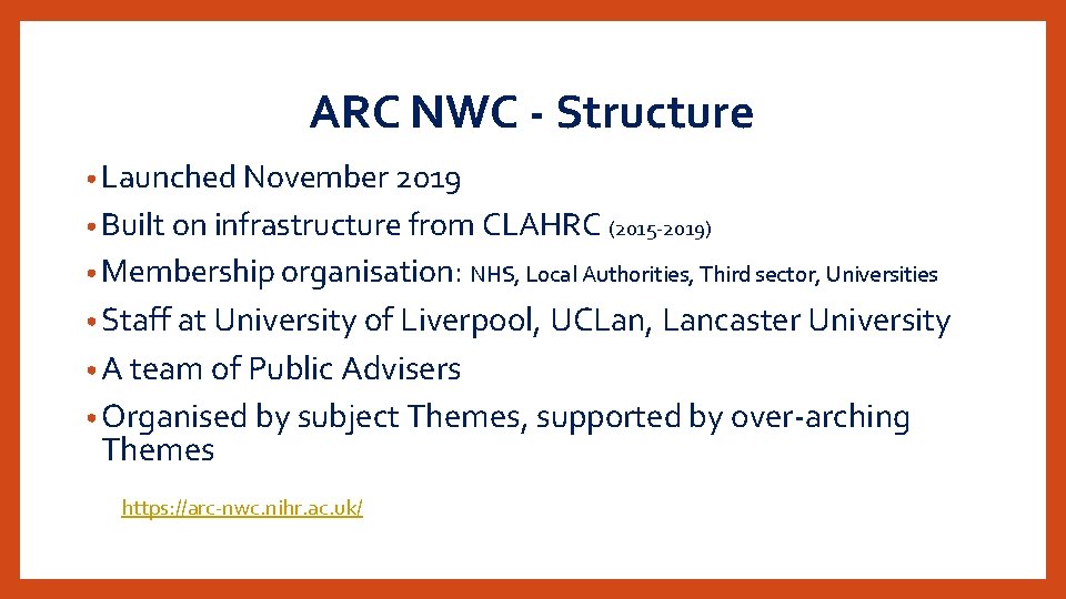 ARC NWC Developing a Social Prescribing Research Strategy