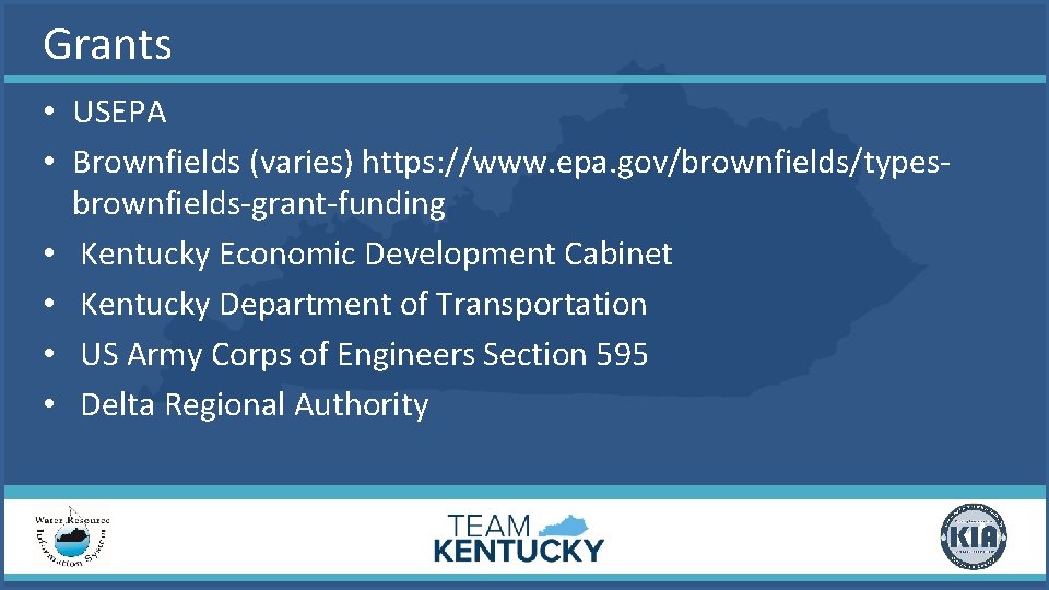 Funding Options and Availability for Water and Wastewater