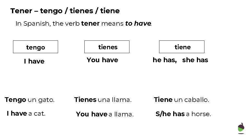 Talking about having more than one thing 22