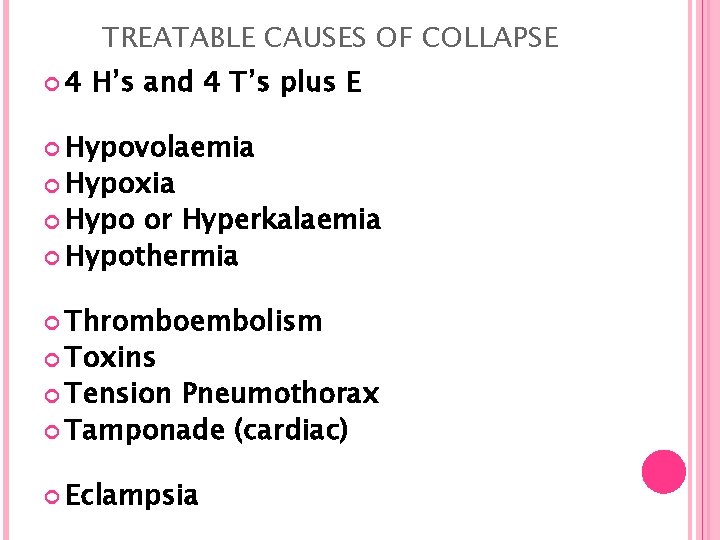 SUDDEN MATERNAL COLLAPSE Max Brinsmead MB BS Ph