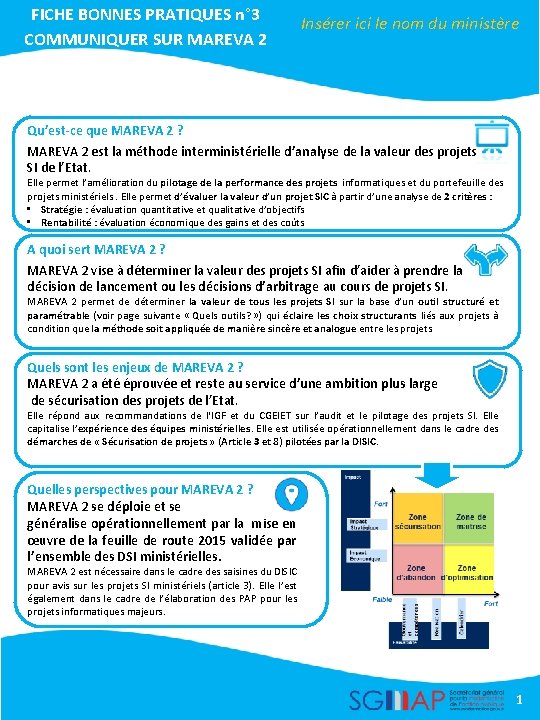 FICHE BONNES PRATIQUES n 3 COMMUNIQUER SUR MAREVA