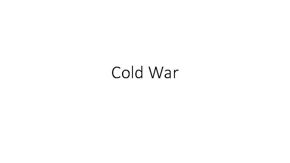 Cold War The Soviet Invasion of Afghanistan 1979