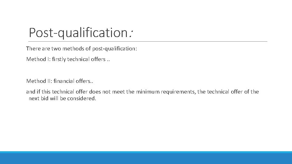Assessment of the Bidding Process in Construction Project