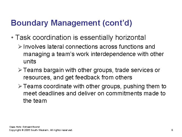 Module 6 Teams in Organizations Power Point Presentation