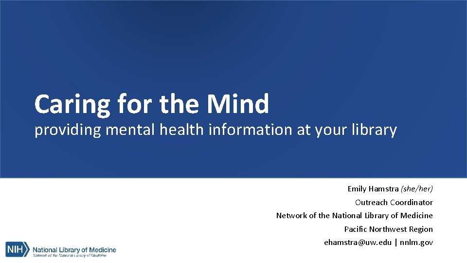 Caring for the Mind providing mental health information
