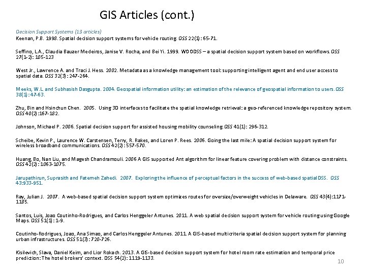 Segment 4 Building a Publication Record in GIS
