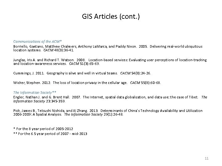 Segment 4 Building a Publication Record in GIS
