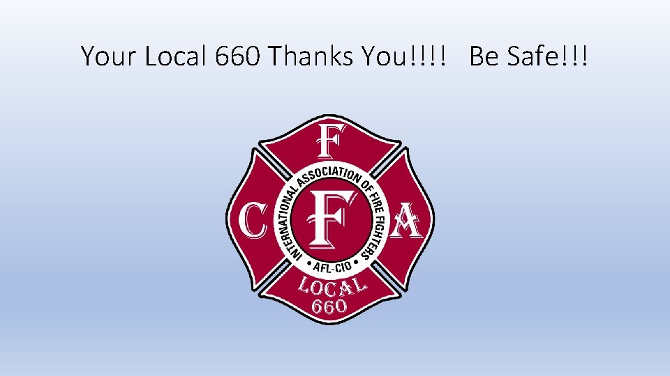 Firefighter 2 Promotional Process Your Local 660 understands