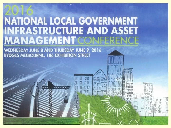 2016 National Local Government Infrastructure and Asset Management