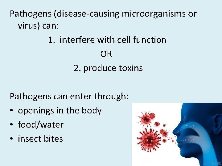 Protecting the Body pp 968 976 Pathogens diseasecausing