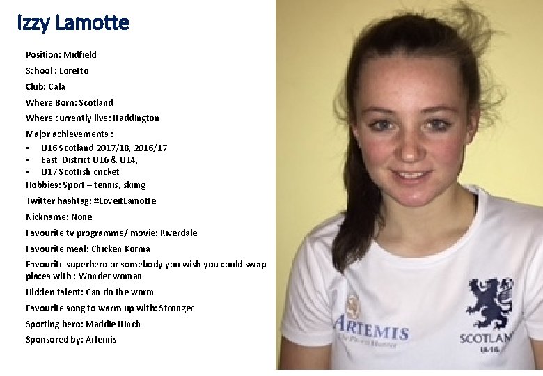 Scotland Under 16 Girls 2017 18 Corporate Sponsors