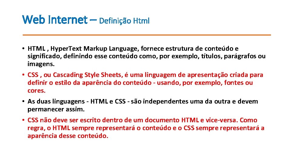 Curso de Web Internet Aula 01 Introduo Web