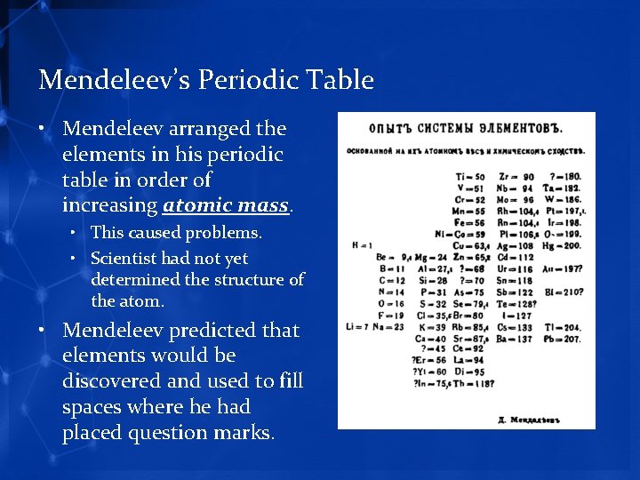 A Tour of the Periodic Table Packet 11