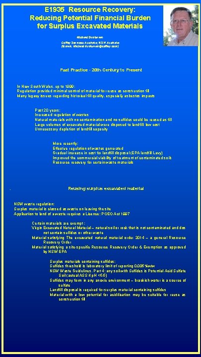 E 1935 Resource Recovery Reducing Potential Financial Burden