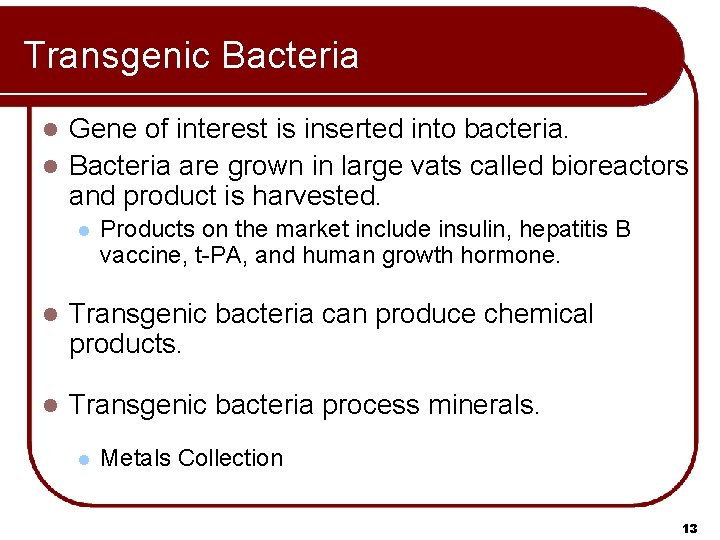 BIOLOGY Chapter 14 pp 249 263 10 th