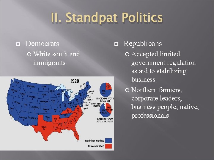 THE 1920S COPING WITH CHANGE 1920 1929 Chapter
