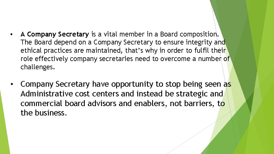 Challenges faced by Company Secretaries during COVID19 Presented