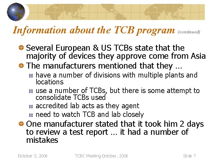 TCB Survey Art Wall awallatlanticbb net October 3