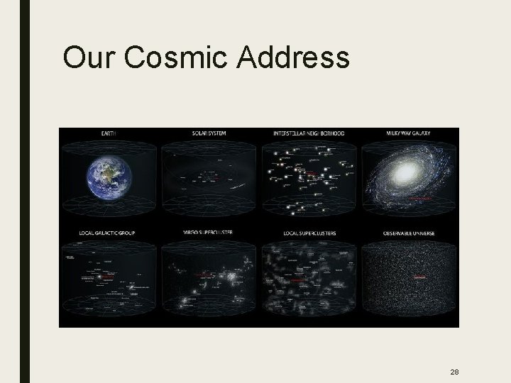 UNIVERSITY ASTRONOMY Professor Don Figer Scale of the