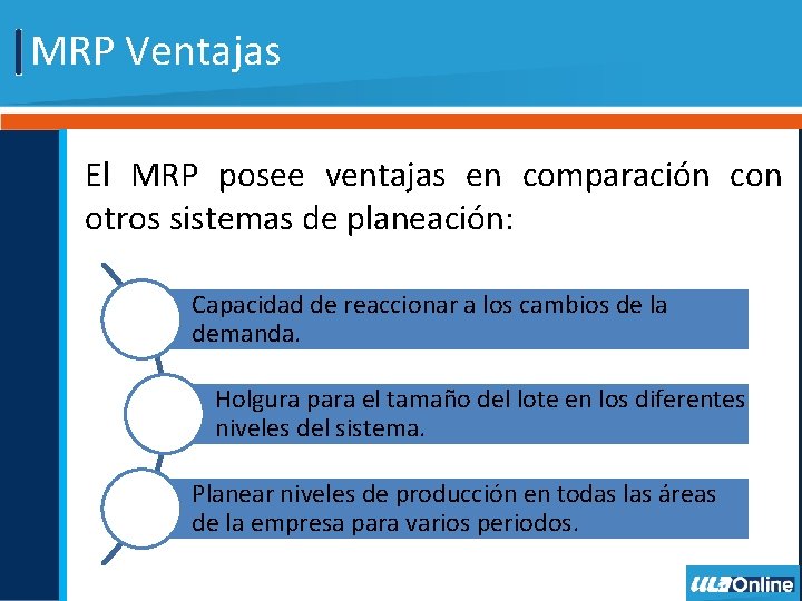 Planeacin de requerimientos de materiales MRP Conceptos bsicos