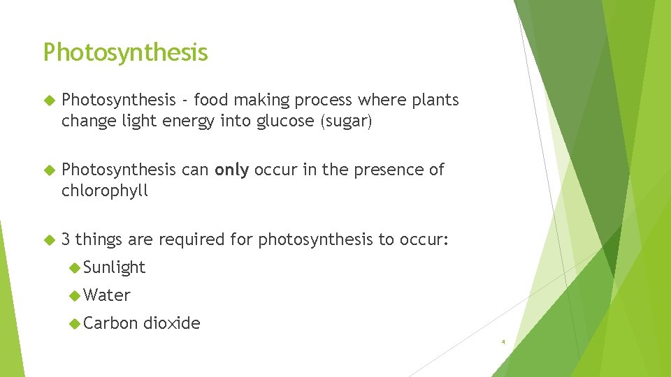 Photosynthesis and Cellular Respiration 6 L 1 2