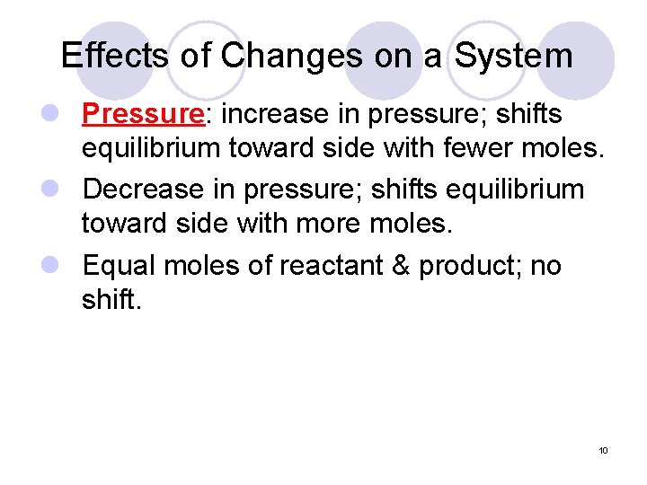 Chemical Equilibrium Chapter 18 A West Valley High