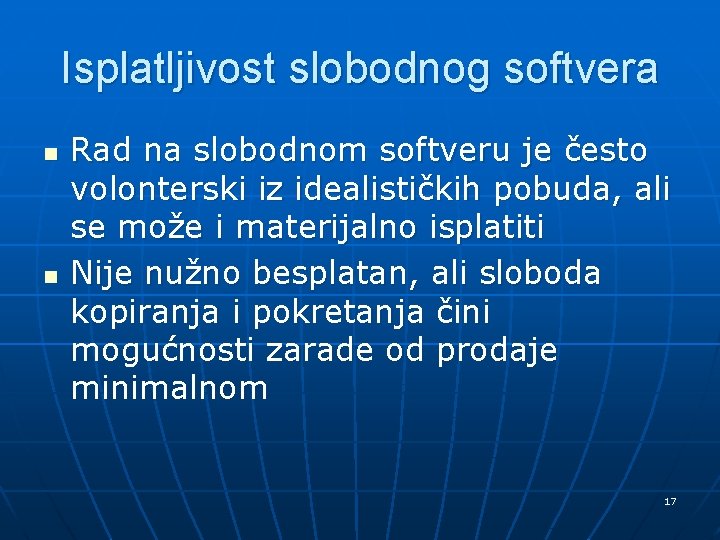 Licence autorska prava i slobodni softver 1 Softverske