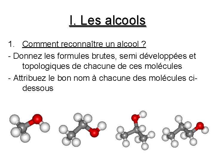 COMMENT RECONNAITRE ET NOMMER I III IV un