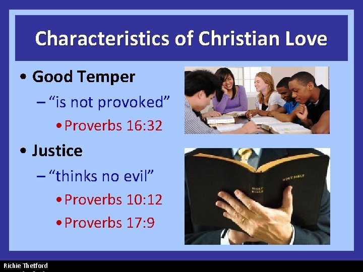 Christian Characteristics LOVE 2 Peter 1 5 10