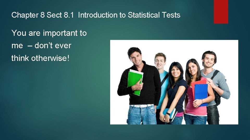 Chapter 8 Section 8 1 Introduction to Statistical