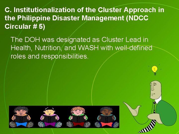 THE PHILIPPINE NUTRITION CLUSTERS BATTLE FOR THE BEST