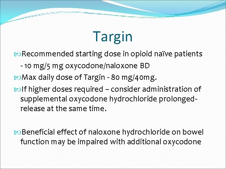 New Drugs in Palliative Care Dr Chloe Webb