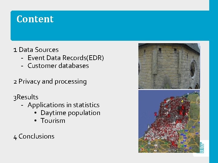 Using Mobile Phone Meta Data For National Statistics