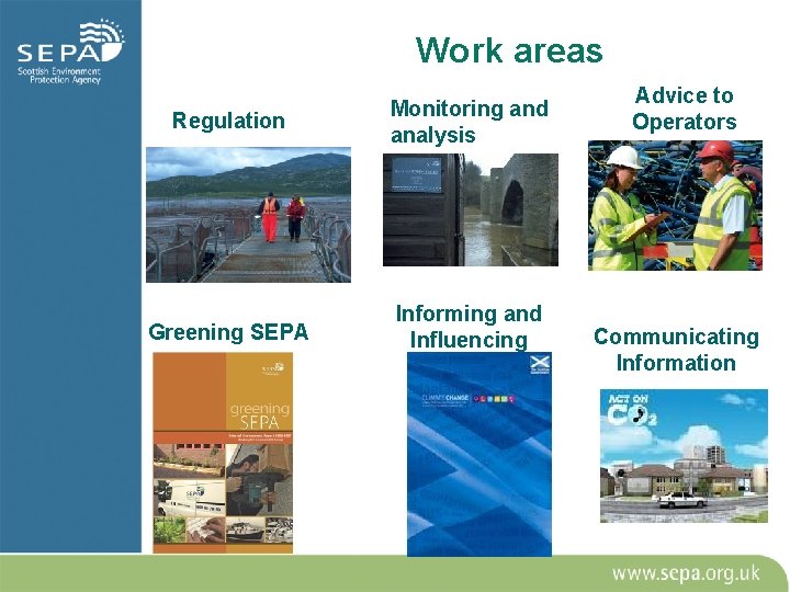 Climate Change and SEPAs role Rebecca Walker SEPAs