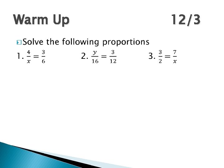 Warm Up 123 17 2 17 3 Similarity