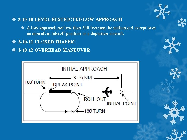 Chapter 3 Aerodrome Traffic Control Section 1 General