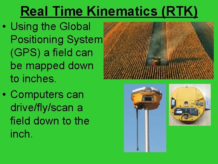 Variable Rate Farming Using Data Plant Different amounts