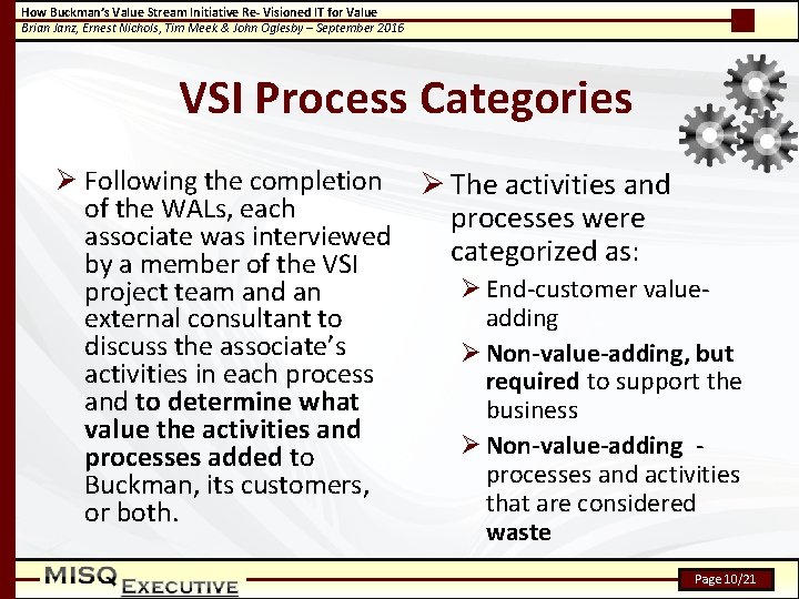 How Buckmans Value Stream Initiative Re Visioned IT