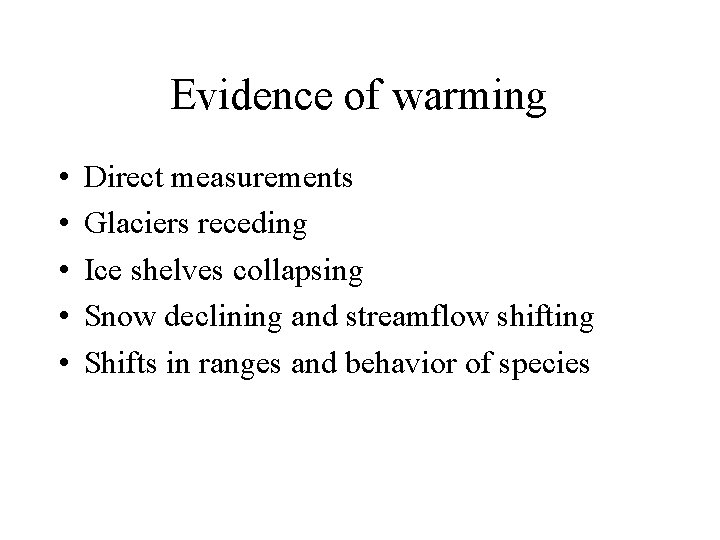 What we know about global climate change Philip