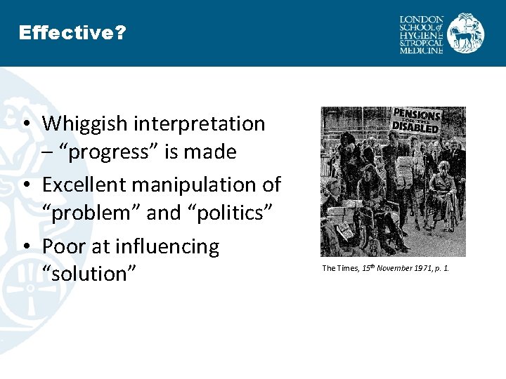 Centre for History in Public Health Disability and