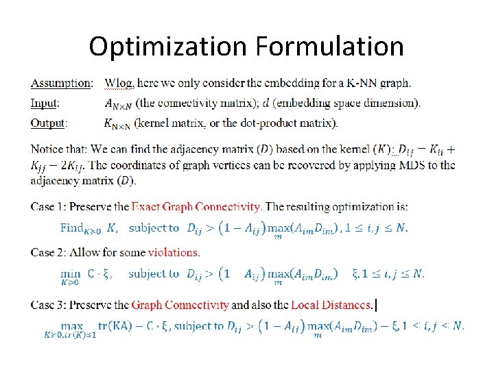 Structure Preserving Embedding Blake Shaw Tony Jebara ICML
