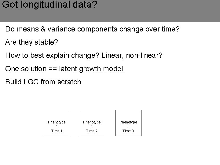 Longitudinal Modeling Nathan Lindon ...