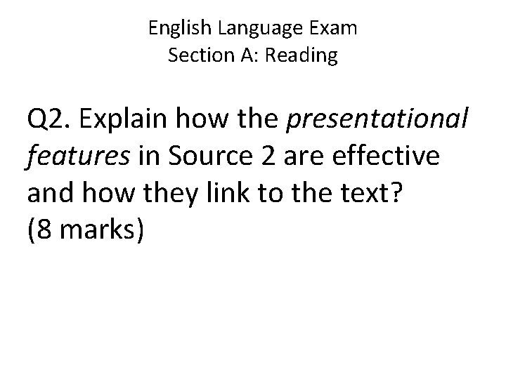GCSE Overview English LanguageLiterature ENGLISH LANGUAGE Controlled ...