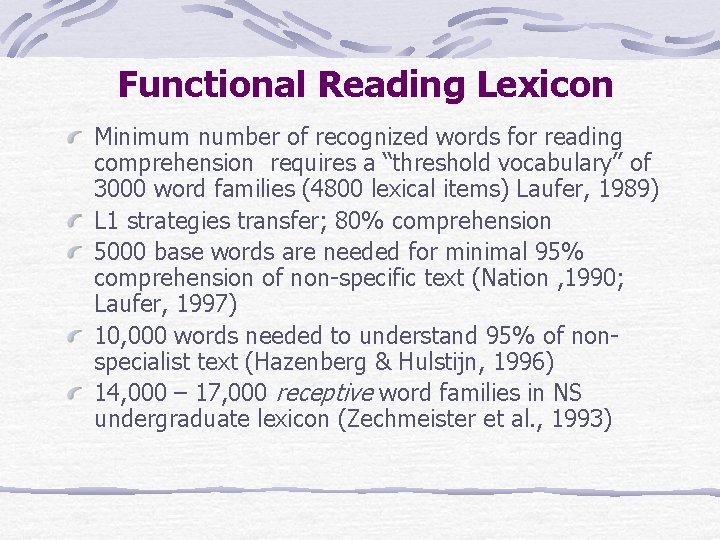 Teaching Effective Strategies Using the Academic Word List
