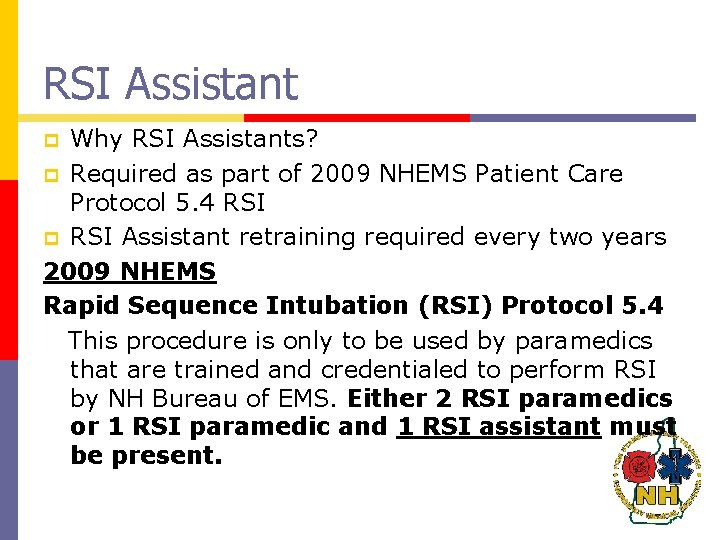 Rapid Sequence Intubation Putting It All Together For