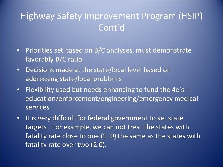 Lessons Learned from HSIP CMAQ By Neil J