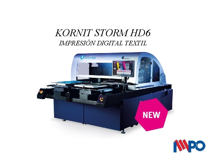 KORNIT STORM HD 6 IMPRESIN DIGITAL TEXTIL Presentamos