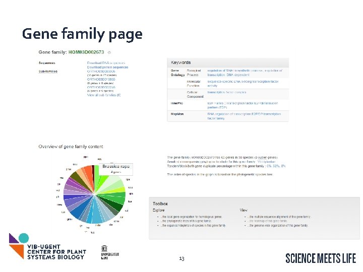 Functional Plant Bioinformatics Genes gene families and genome