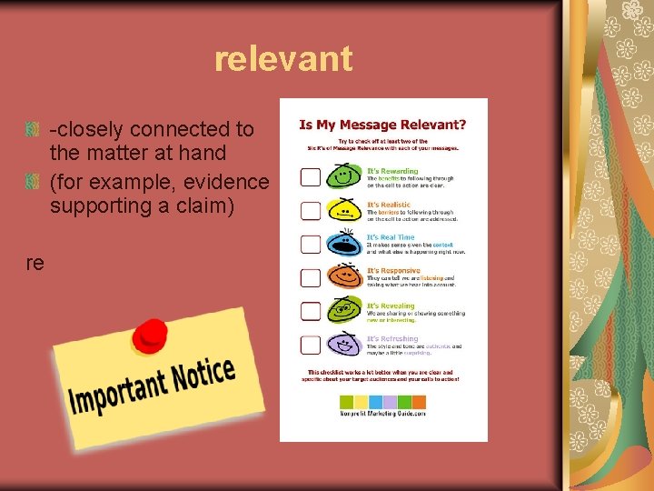 6 th grade Unit Three vocabulary argument facts